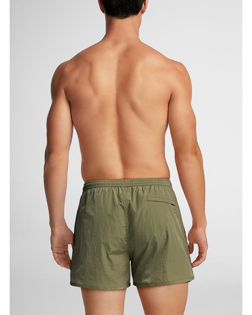 Ami Paris Plain Modern Swim Trunks in Green for Men | Lyst