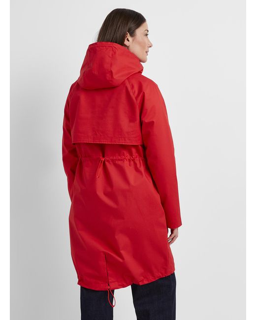 HUNTER Jency Red Raincoat | Lyst