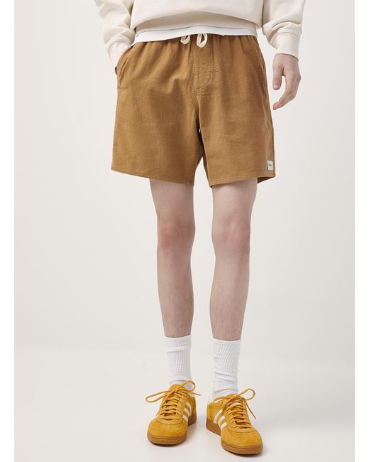 Rhythm Jam Textured Linen Short in White for Men | Lyst