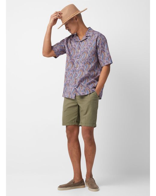 Le 31 Vibrant Floral Camp Shirt Made With Liberty Fabric For Men Lyst
