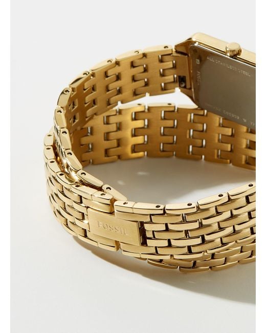Fossil Gold Raquel Double in Natural | Lyst Fossil Gold Raquel Double in Natural | Lyst