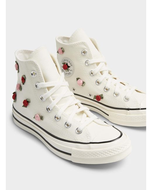 Converse Chuck 70 High Top Tiny Roses Sneaker Women Valentine's Day ...
