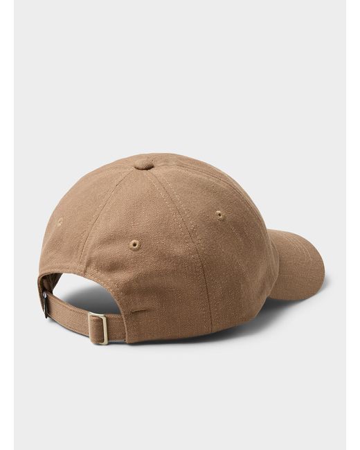 The North Face Neutral Tone Signature Cap in Natural | Lyst
