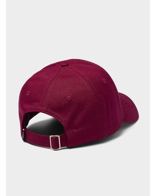 The North Face Neutral Tone Signature Cap in Red | Lyst