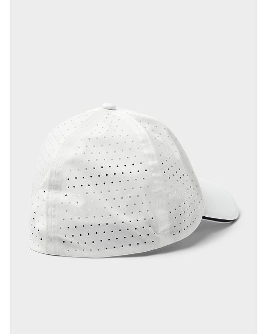 BOSS Perforated Logo Cap in White for Men | Lyst
