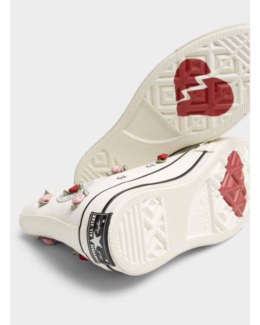 Converse Chuck 70 High Top Tiny Roses Sneaker Women Valentine's Day ...