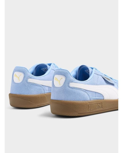 PUMA Sky Blue Palermo Sneakers Men for Men | Lyst