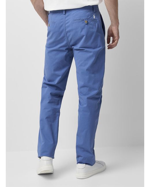 Polo Ralph Lauren Bedford Stretch Chinos Straight Fit in Blue for Men | Lyst