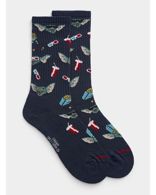 Jimmy Lion Gremlins Movie Sock in Blue for Men | Lyst