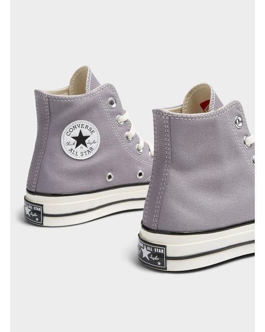 Converse Mauve Stone Chuck 70 High Top Sneakers Women in Gray | Lyst