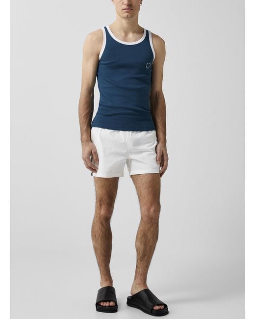 Ron Dorff Side Stripes Training Short in Blue for Men | Lyst