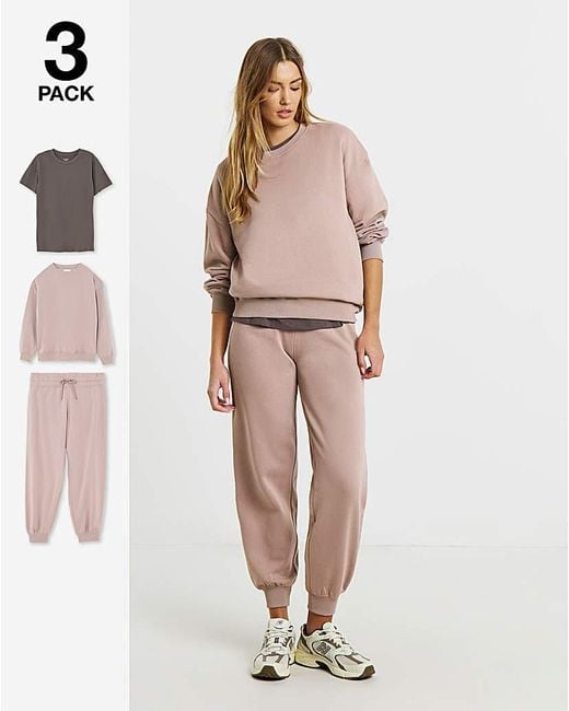 Simply Be The Ultimate 3 Set Pack in Natural | Lyst UK