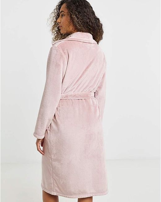 Pretty Secrets Waterfall Dressing Gown in Pink | Lyst UK