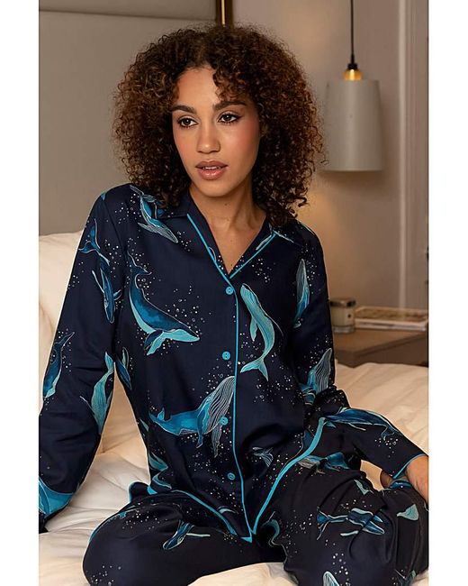 Cyberjammies Whale Pyjama Top in Blue | Lyst UK