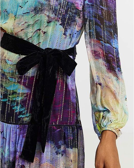 Hope & Ivy Jadene Maxi in Blue | Lyst UK