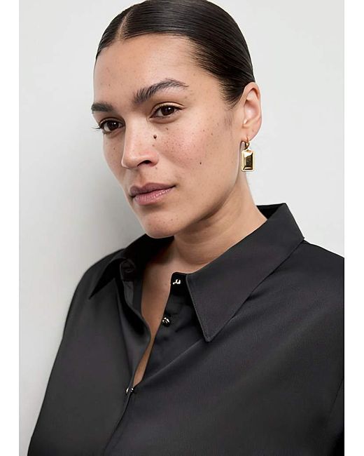 Mango Shirt in Blue | Lyst UK