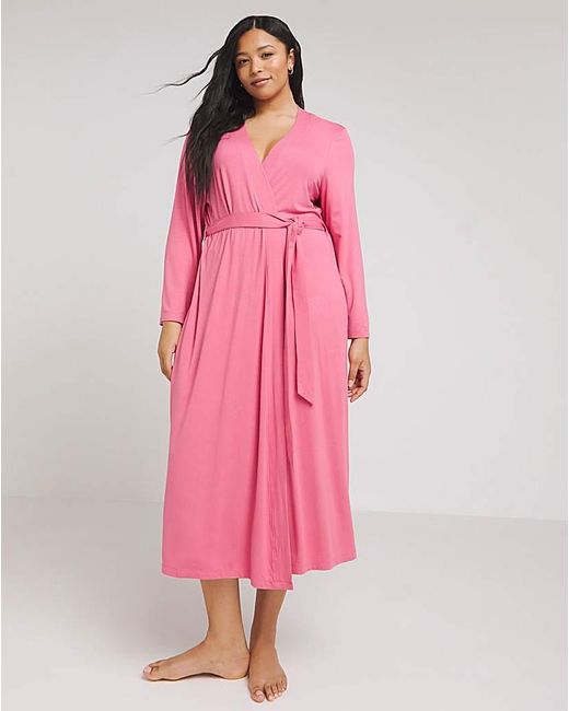 Pretty Secrets Cool Stretch Midi Gown in Pink | Lyst UK