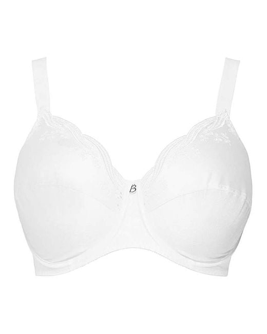 Bestform Emily Classic Full Cup Bra in White | Lyst UK