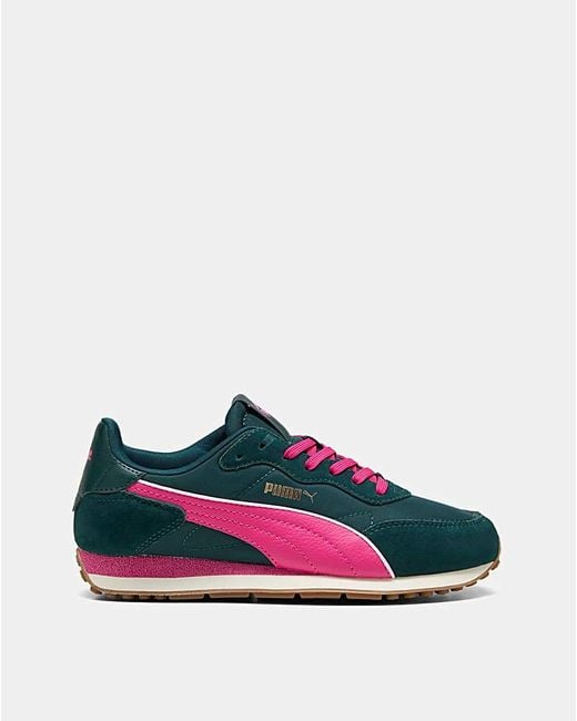 PUMA St Miler Rose Trainers in Green | Lyst UK