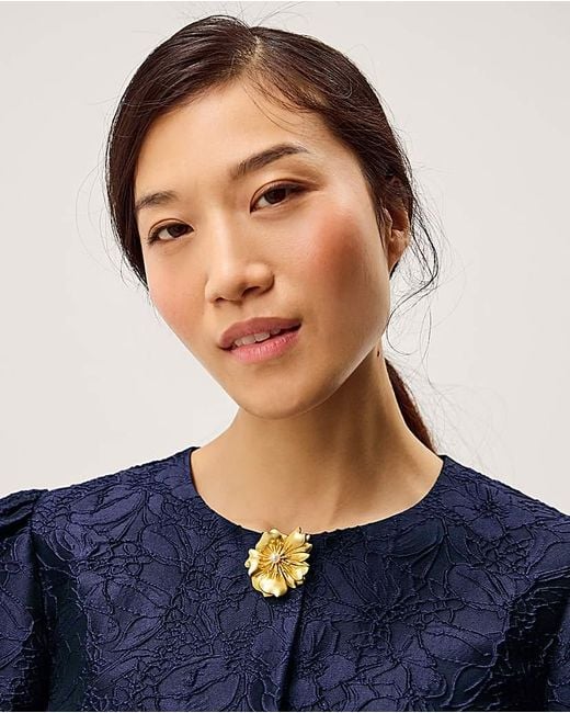 Monsoon Juliana Floral Puff Jacket in Blue | Lyst UK