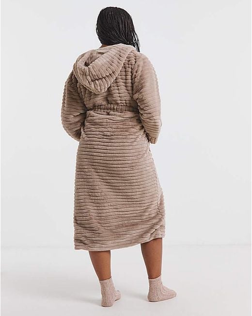 Pretty Secrets Luxury Gown in Brown | Lyst UK