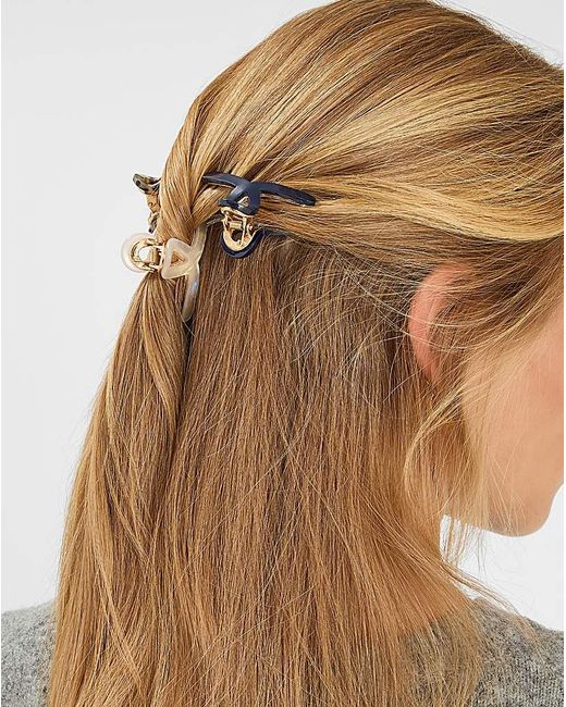 Accessorize 3Pk Resin Twist Claw Clips in White | Lyst UK