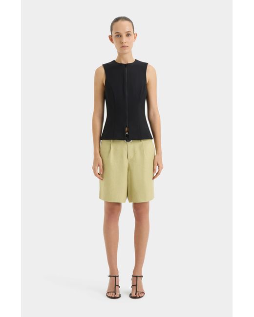 SIR. Montecito Tailored Short in Yellow | Lyst