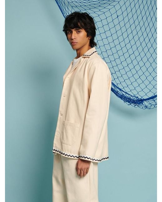 Sister Jane Skipper Ric Rac Jacket in Blue | Lyst