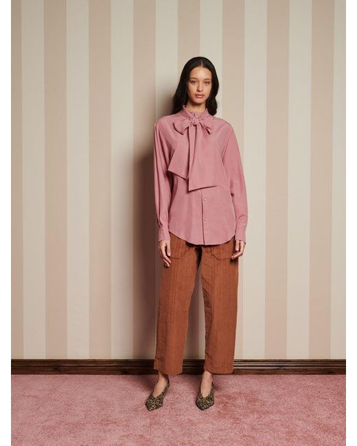 Sister Jane Cameron Cord Trousers in Brown | Lyst UK