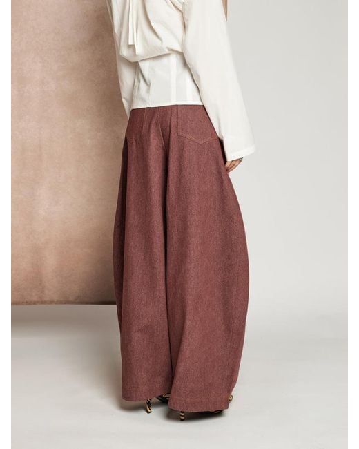 Sister Jane Ghospell Minka Balloon Jeans in Brown | Lyst UK