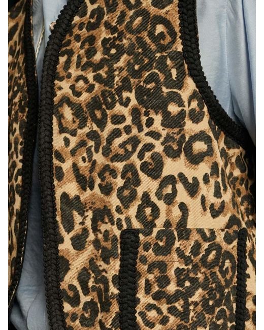 Sister Jane Ward Leopard Vest | Lyst UK