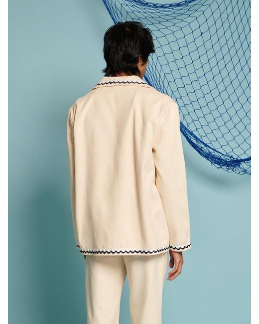 Sister Jane Skipper Ric Rac Jacket in Blue | Lyst