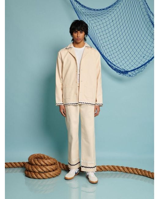 Sister Jane Skipper Ric Rac Jacket in Blue | Lyst