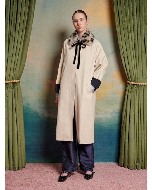 Sister Jane Hazel Trench Coat in Green | Lyst