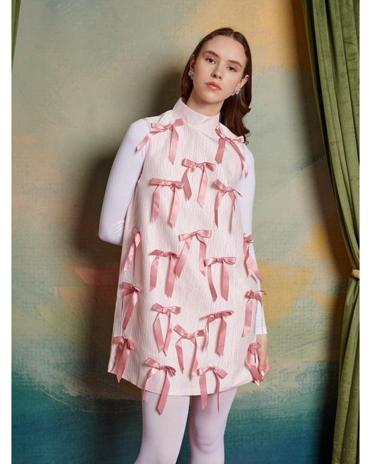 Sister Jane Clara Bow Mini Dress in Pink | Lyst