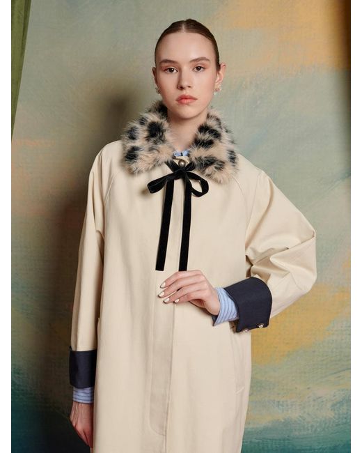 Sister Jane Hazel Trench Coat in Green | Lyst