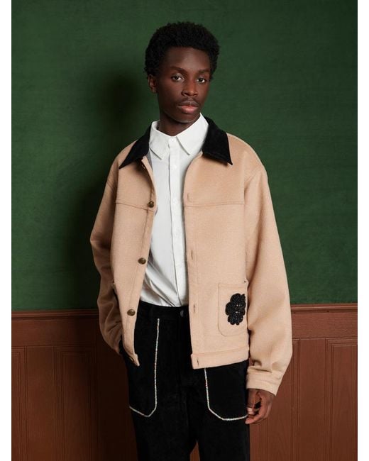 Sister Jane Frank Patch Jacket in Green | Lyst