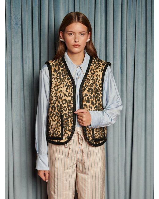 Sister Jane Ward Leopard Vest | Lyst UK