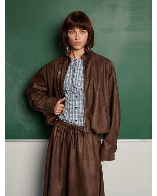 Sister Jane Ghospell Max Pu Jacket in Green | Lyst UK