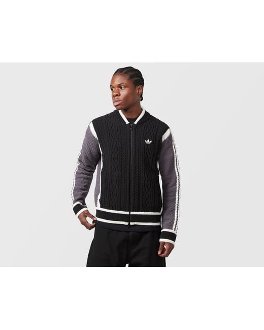 adidas Originals Retro Remix Cardigan in Black for Men | Lyst UK