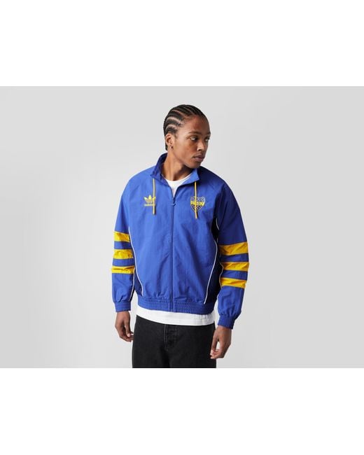 adidas Boca Juniors Track Top in Blue for Men | Lyst UK