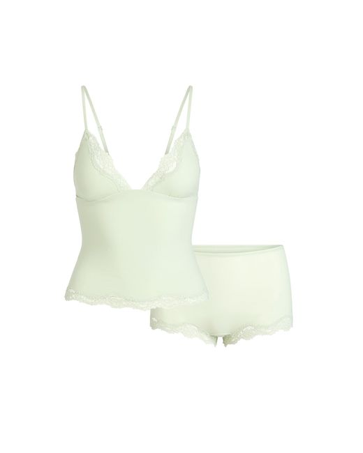 Skims Triangle Cami Top And Boy Short Set in Green | Lyst