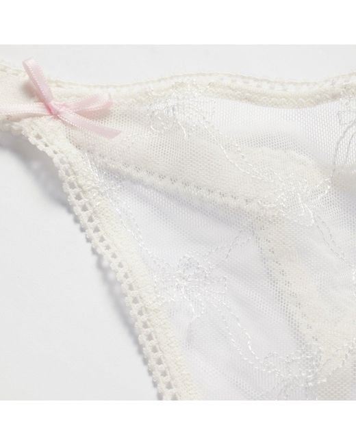 Skims String Thong in White | Lyst