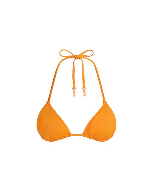 Skims Triangle Bikini Top in Orange | Lyst