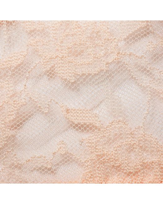 Skims Lace Unlined Bra in Natural | Lyst