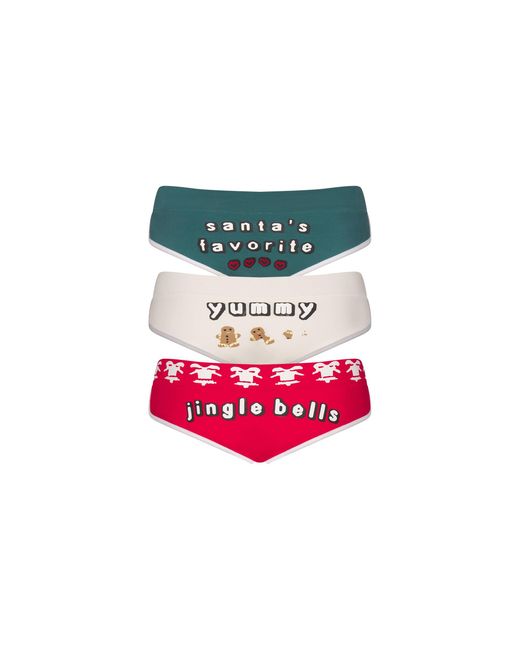 Skims Cotton Jersey Micro Boy Short 3-Pack in Green | Lyst