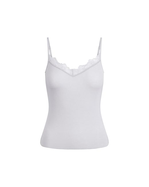 Skims Lace Cami Top in Gray | Lyst
