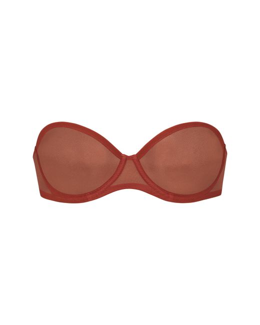 Skims Ultra Fine Mesh Strapless Bra Lyst
