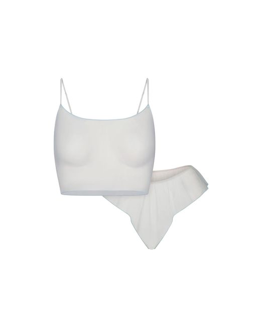 Skims Cami Top And Brief Set in White | Lyst