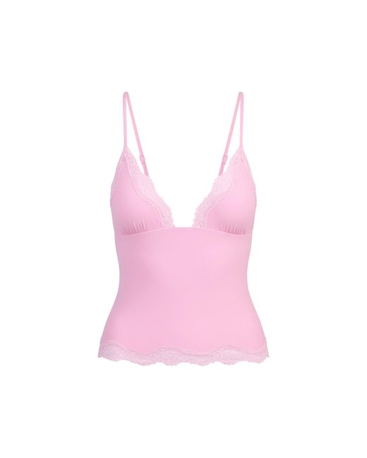 Skims Triangle Cami Top And Boy Short Set in Pink | Lyst